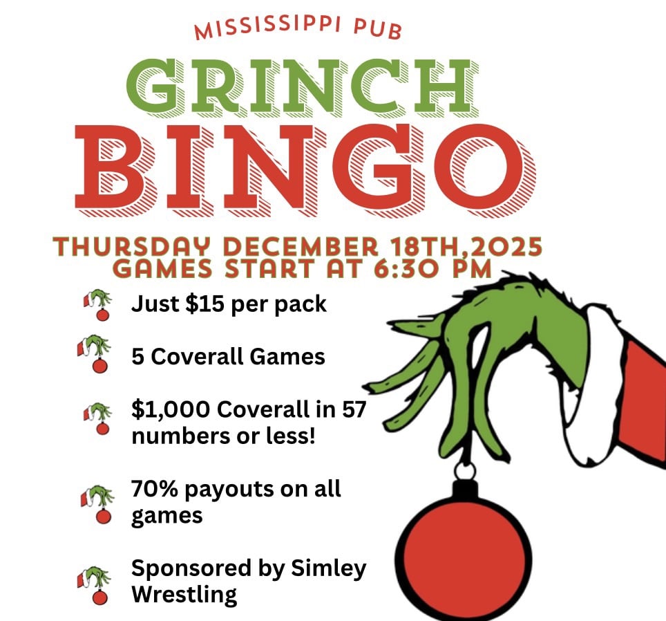 Grinch Bingo - Inver Grove Heights